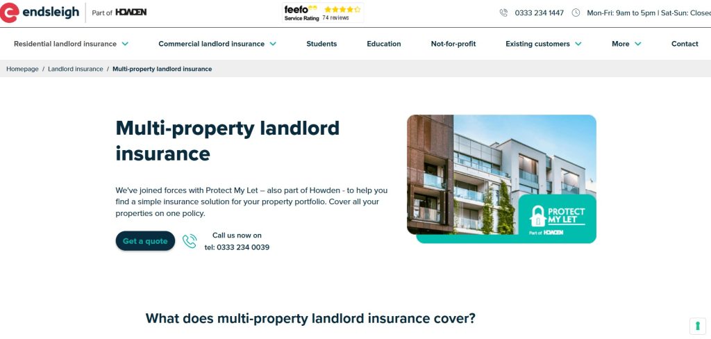 Multi Property Landlord Insurance | Top 5 Providers in the UK for 2025
